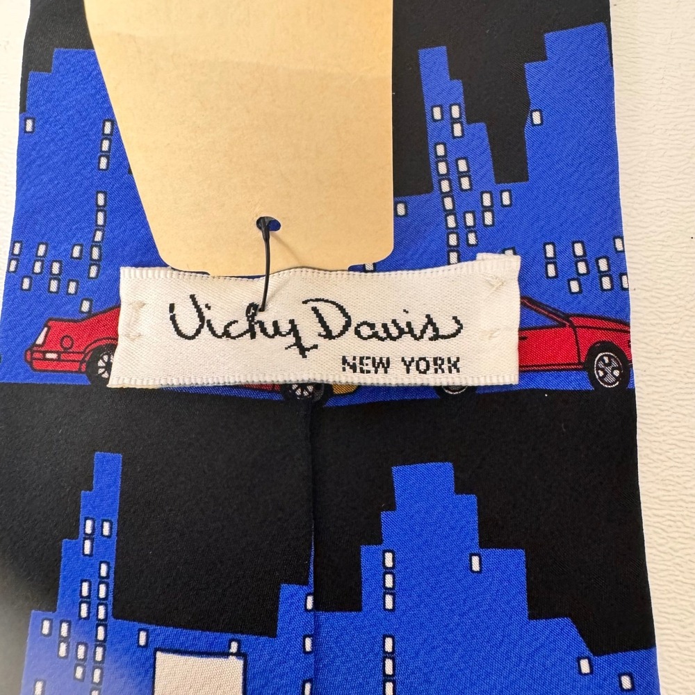Vicky Davis | Accessories | Vtg Vicky Davis Necktie Men Blue Rush Hour ...